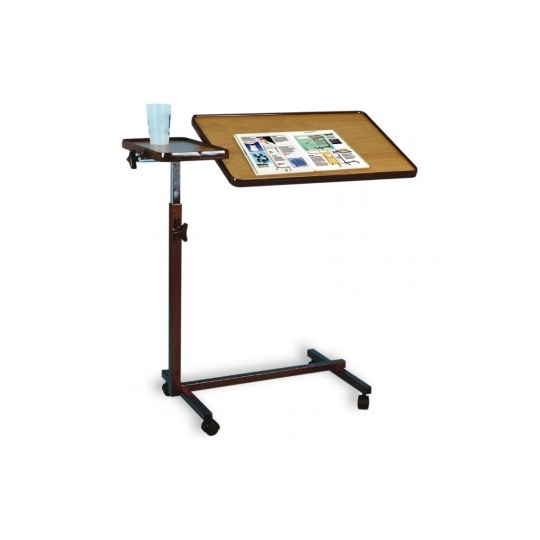 Table à double plateau | Réglable en hauteur | Inclinable dans les